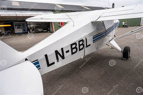 Piper Pa 20 135 Call Sign Ln Bbl Aircraft On Display Editorial Photo