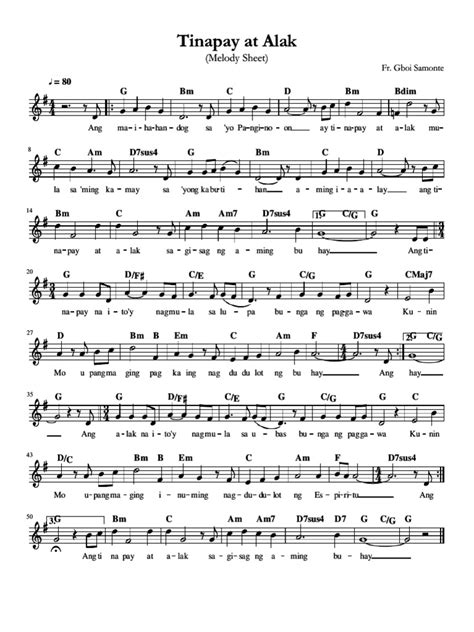 Tinapay At Alak Melody Pdf