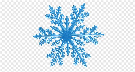 눈송이 회전 대칭 눈송이 푸른 겨울 Png Pngegg