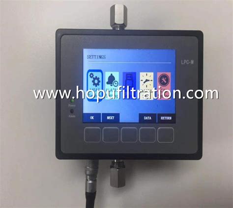 Online Oil Particle Counter Oil Cleanness NAS ISO Analyzer