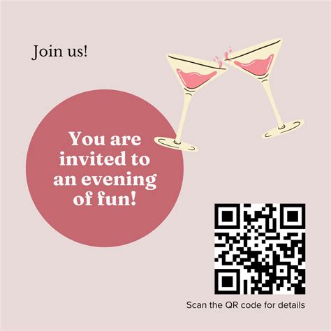 Qr Code Invitation Templates Customizable And Printable