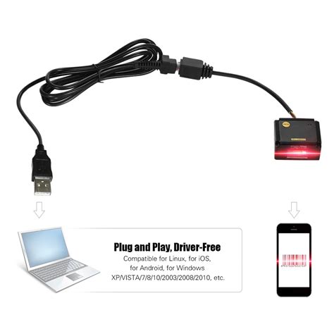 Embedded 1D Barcode Scanner Reader Portable Scanner Module CCD Bar Code Scanner Engine Module