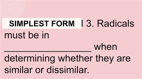 Addition And Subtraction Of Radicals Pptx