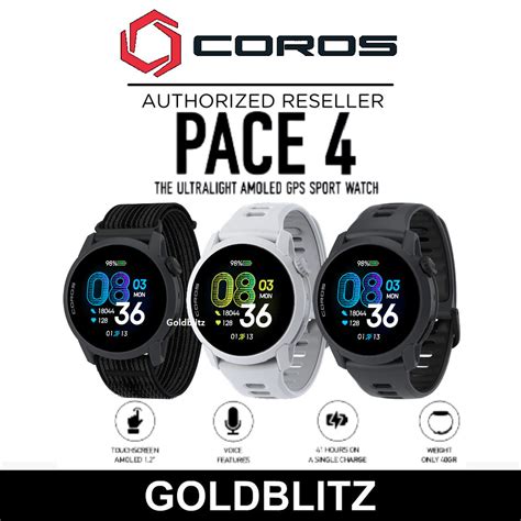 Coros Pace 4 434mm 32g Ultralight 12 Amoled Gps Multisport Sport