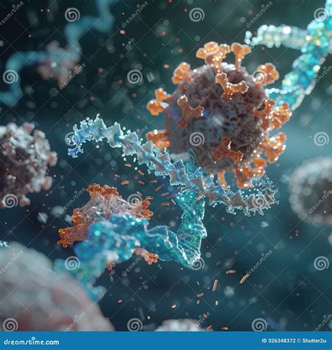 A Dynamic Visualization Of Genetic Engineering Showing The Insertion Of Foreign Dna Into A Host