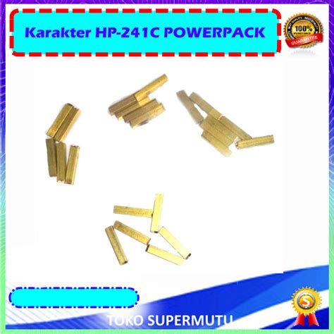 Jual Karakter Huruf Dan Angka Coding Hp 241c Powerpack Shopee Indonesia