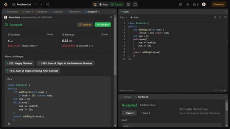 resolved leetcode problem with o n ritesh patel posted on the topic linkedin