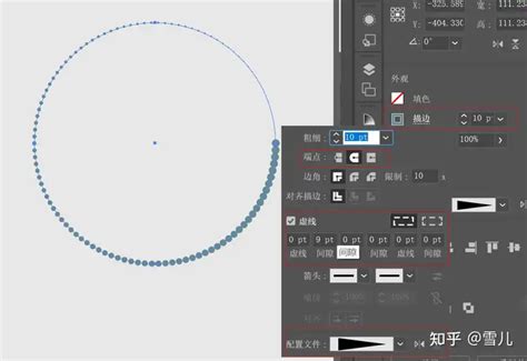 Ai圆形里一堆小圆是怎么做的？如图？ 知乎
