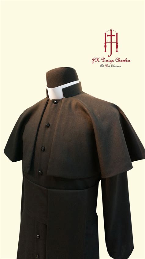 Full Soutane Cassock With Shouder Cape