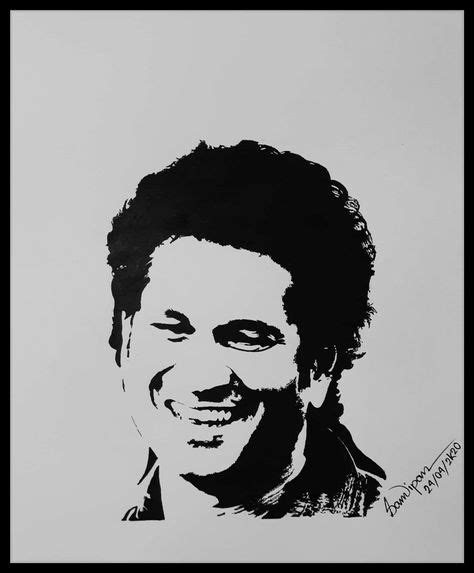 Sachin Tendulkar Drawing
