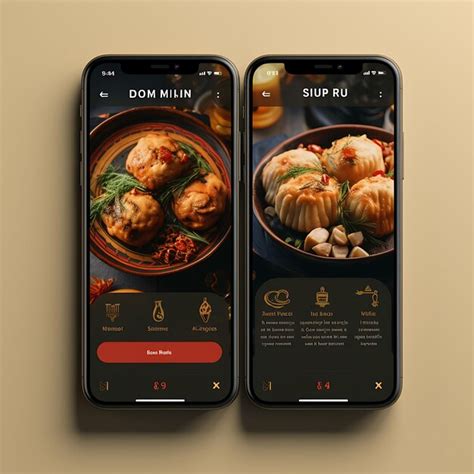 Premium Ai Image Mobile App Of Dim Sum Restaurant Asian Inspired