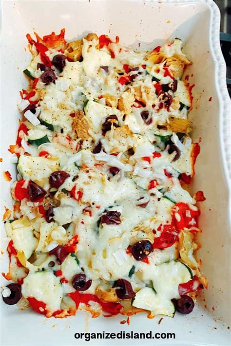 Baked Greek Chicken Casserole Organized Island