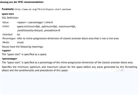 Xsl Fo Space Startmaximum Data2type Gmbh
