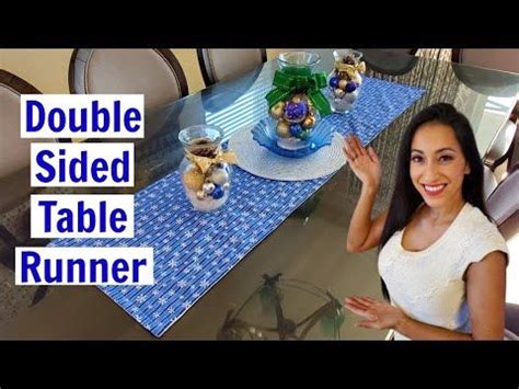 How To Sew A Table Runner DIY Fast Easy And Reversible Sewing Tutorial YouTube