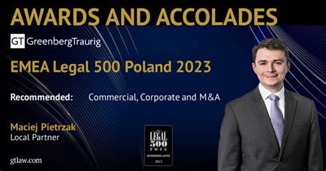 maciej pietrzak on linkedin happy to have been recognised by the legal 500 legalease