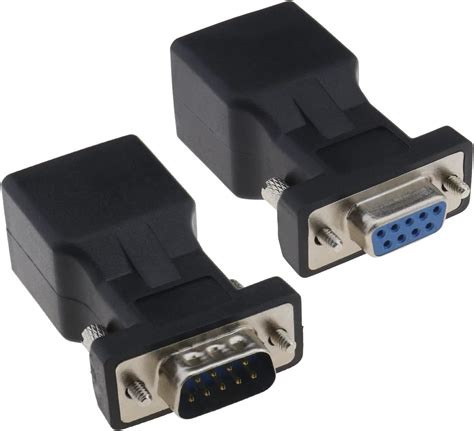 Ecsing 2pcs 9 Pin Rs232 Db9 To Rj45 Serial Adapter Philippines Ubuy