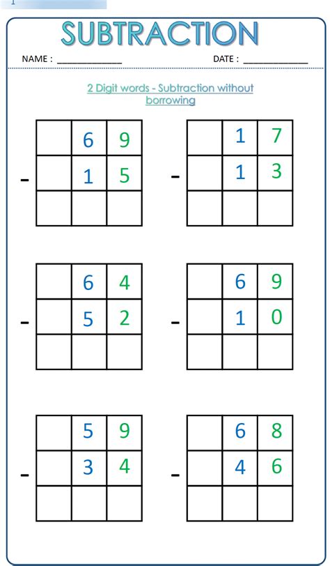 Subtratcion Level 3 Vidhyas Momsnest