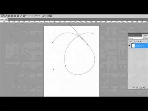 How To Use Paths And The Pen Tool In Adobe Photoshop CS YouTube Photoshop Cs Pen Tool