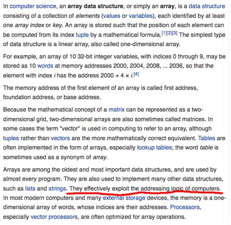 Why Is Array Access Constant Time