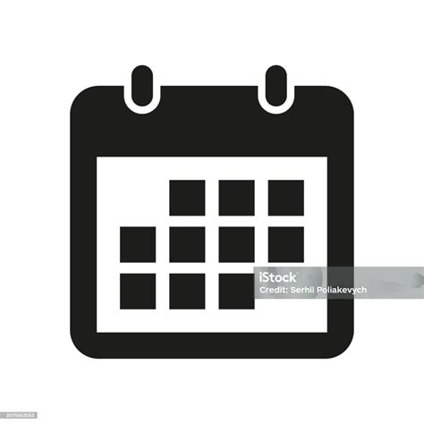 아이콘 달력 일정입니다 알림 이벤트 플래너 시간표 약속 주최자 벡터 일러스트 레이 션입니다 주당순이익 10 계획에 대한 스톡 벡터 아트 및 기타 이미지 Istock