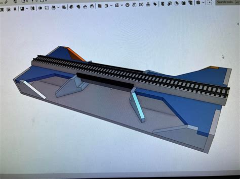 n scale pocket sized modules here are some 3d renderings of a bridge scene that i intend to