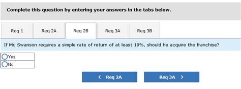 solved problem 12 19 algo simple rate of return payback