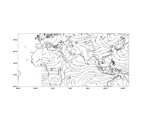 How To Plot Streamlines From West To East With Netcdf Data In Python