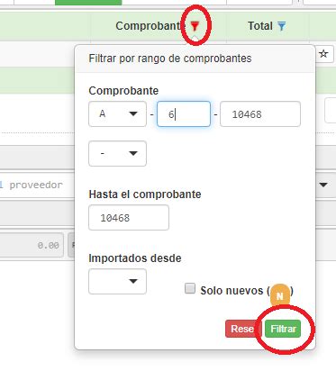 Filtrar Listados Por Fecha Cliente Proveedor Etc SOS Contador El Blog