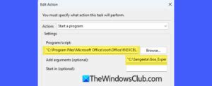 Task Scheduler Is Not Opening Excel File Fix