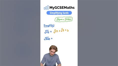 Simplifying Surds Gcse Maths 2025 Youtube