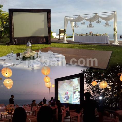 Screen Projector Screen Plus Rigging 200 Inch • Sound System Rental Lighting Screen