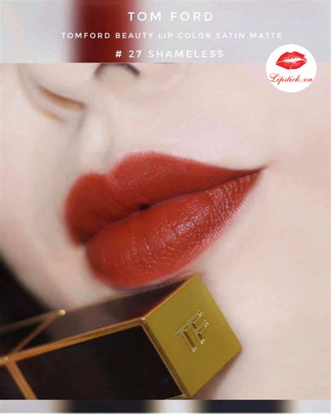 Son Tom Ford 27 Shameless Đỏ Gạch Siêu Thời Thượng Bán Chạy Nhất