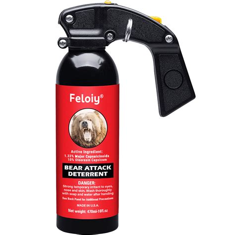 Bear Spray 30ft Range Bear Deterrent Outdoor Camping And Hiking