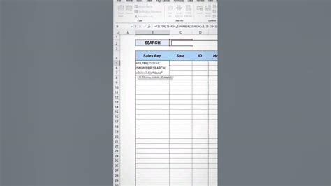 How To Create Search Bar In Excel Excelworld Tutorialexcel Exceltips
