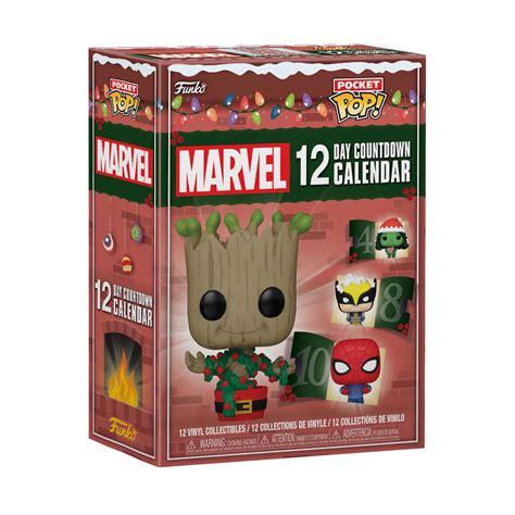 Amazon Com Funko Pop Marvel Day Countdown Calendar Home Kitchen