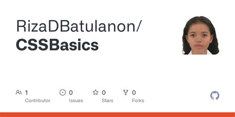 Github Rizadbatulanoncssbasics