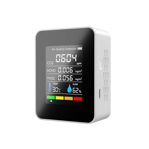 Air Quality Detector Co2 Meter Tester Carbon Dioxide Tvoc Formaldehyde