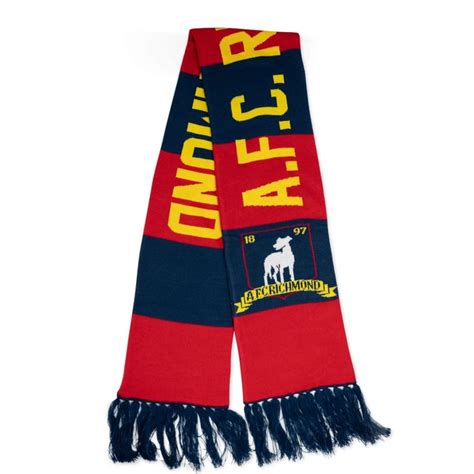 Exclusive Ted Lasso Afc Richmond Crest Scarf Custom Knit Knit