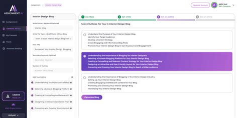 Ai Content Generator For Interior Design Blogs Assignmentgpt