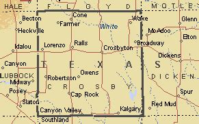 Crosby Tx Map With Counties