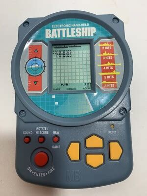 Vtg 1995 Electronic Hand Held Battleship Game By Milton Bradley Clean And Working Ebay