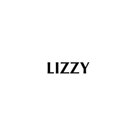 Lizzy Logo In Black And White