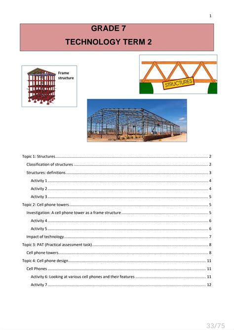 Grade 7 Technology Guide Classroom101