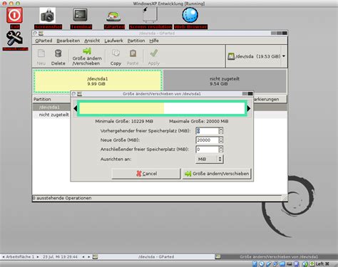 virtualbox windows partition vergrößern developer blog