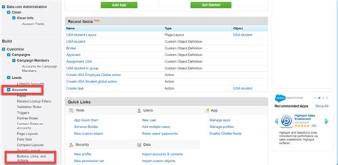 How To Create Custom Links In Salesforce Salesforce Faqs