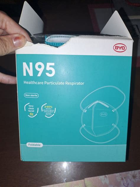Byd N95 Mask Health And Nutrition Face Masks And Face Shields On Carousell