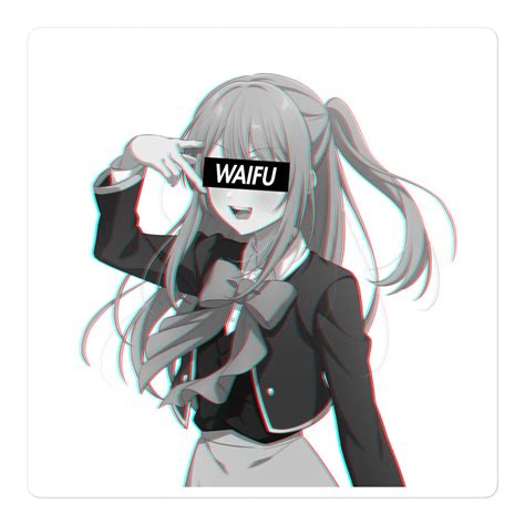 Ruby Waifu Material 001 Kiss Cut Premium Sticker