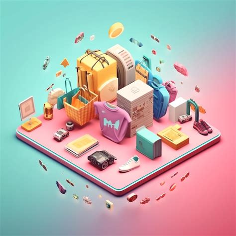 Premium Ai Image Background For Shopping