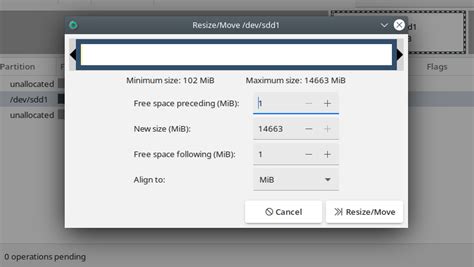 Ubuntu Cant Merge Unallocated Partition To Mounted Partition Super User