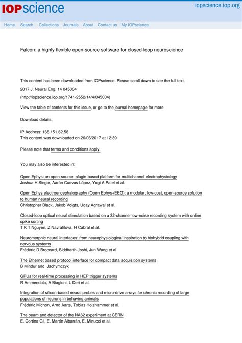 Pdf Falcon A Highly Flexible Open Source Software For Closed Loop